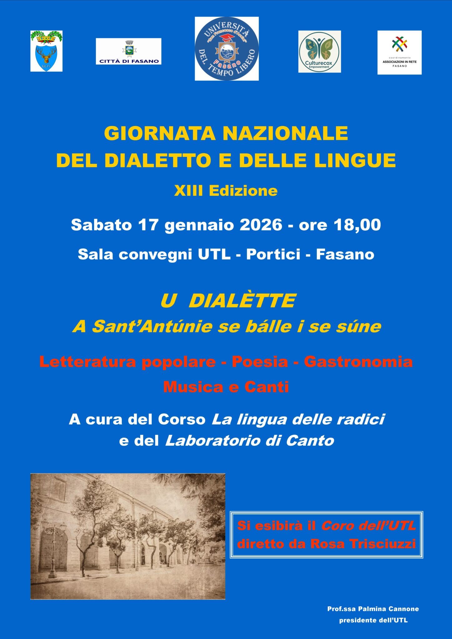 L’UTL celebra la Giornata Nazionale del Dialetto - Osservatorio Fasano
